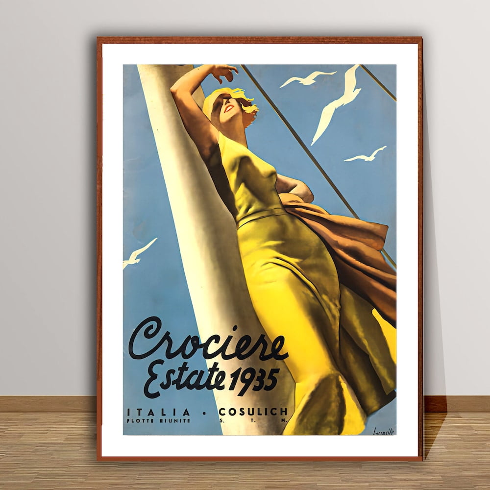 Crociere Estate 1935 Italia Cosulich (Summer Cruises) Vintage Travel ...