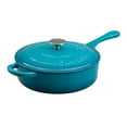 Crock Pot 112013.02 Artisan 3.5 Quart Enameled Cast Iron Pan and Lid ...