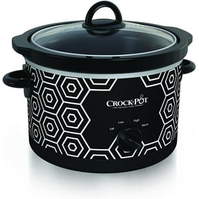 Crock-Pot® 3-Quart Manual Slow Cooker, Woodgrain Design Series with High, Low, Warm Settings ...