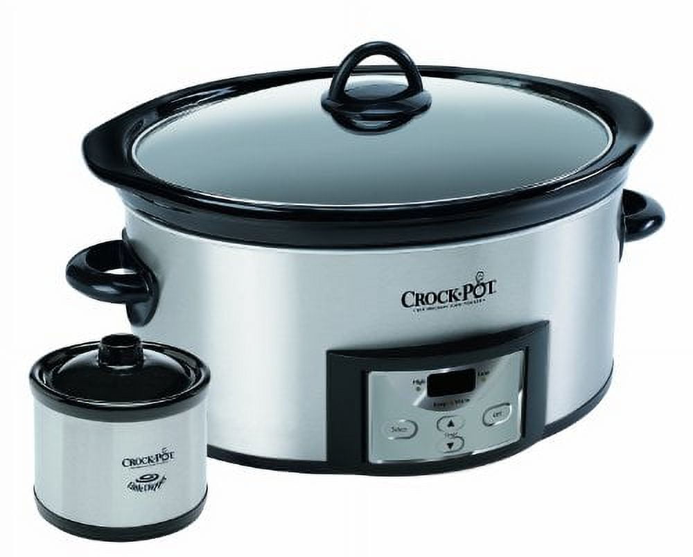 Crock-Pot 6-Quart Programmable Slow Cooker with Automatic Shut & Dipper ...