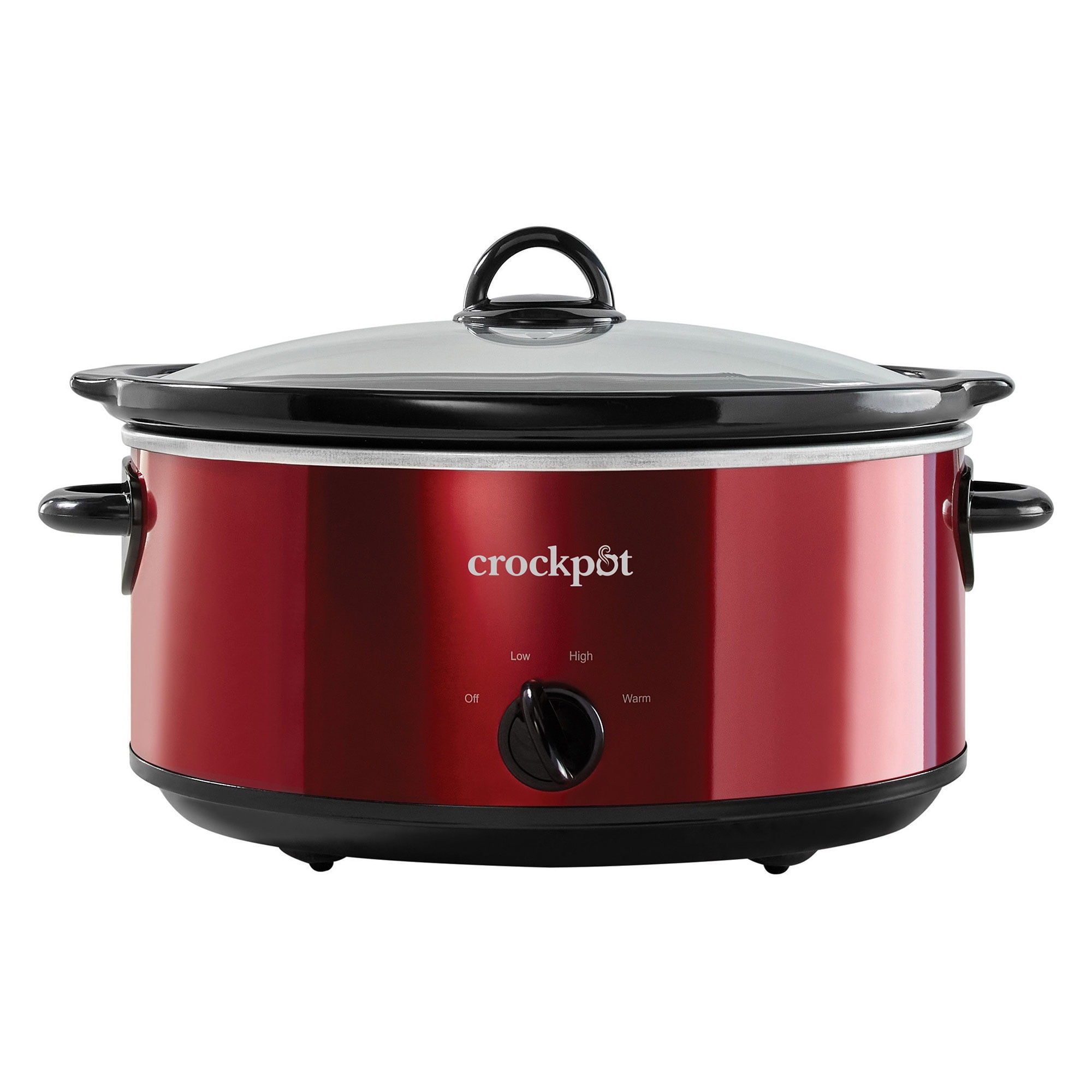 Crock-Pot 7 Qt Slow Cooker, Red - Open Box, Small Kitchen Appliance ...