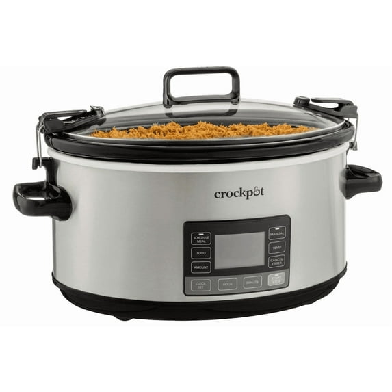 Crock-Pot Programmable 7-Quart MyTime Cook & Carry Slow Cooker ...