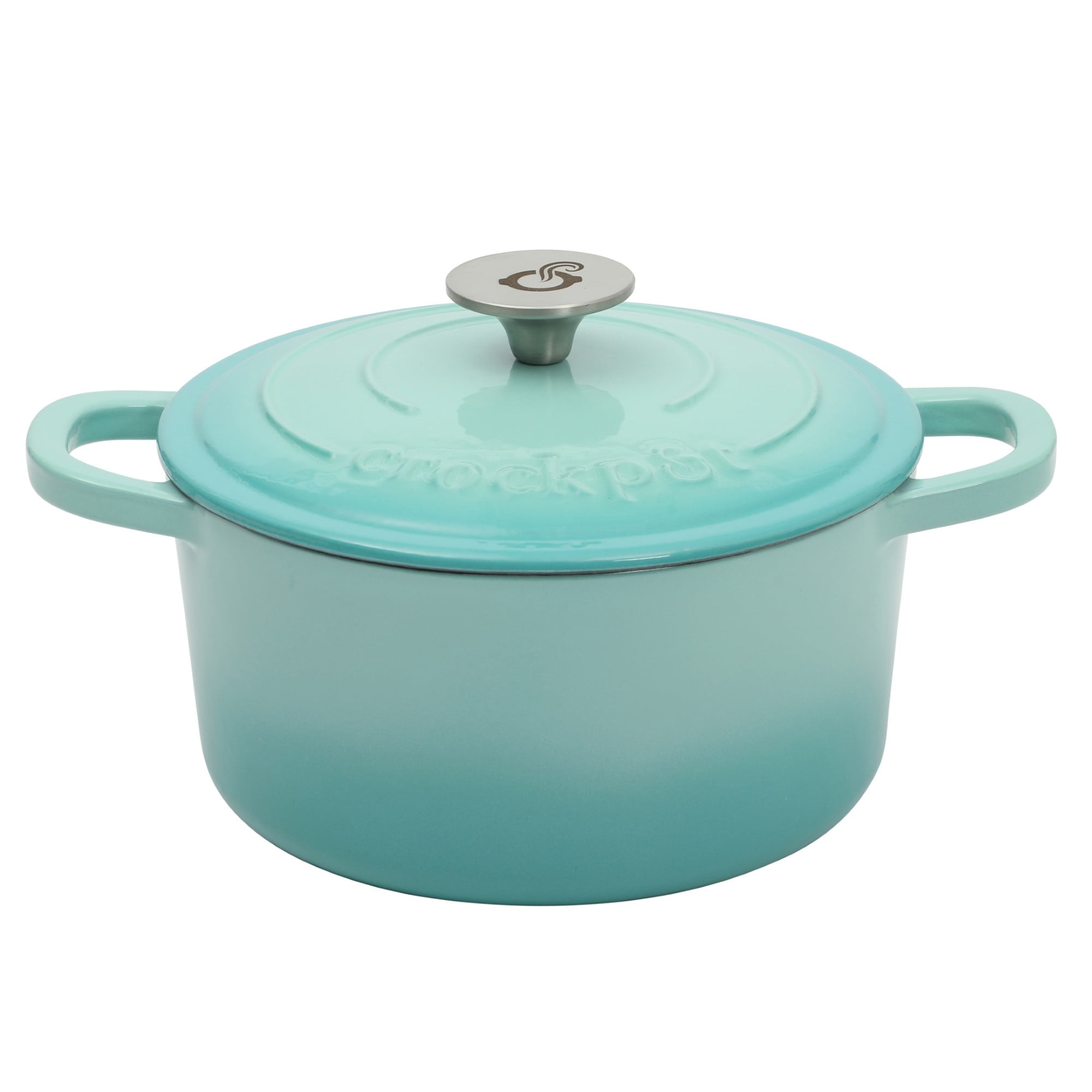 Crock Pot Artisan 3-Quart Dutch Oven - Aqua Blue - Walmart.com