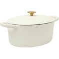 Crock Pot Artisan 7-Quart Oval Dutch Oven With Lid, Enameled Cast Iron ...