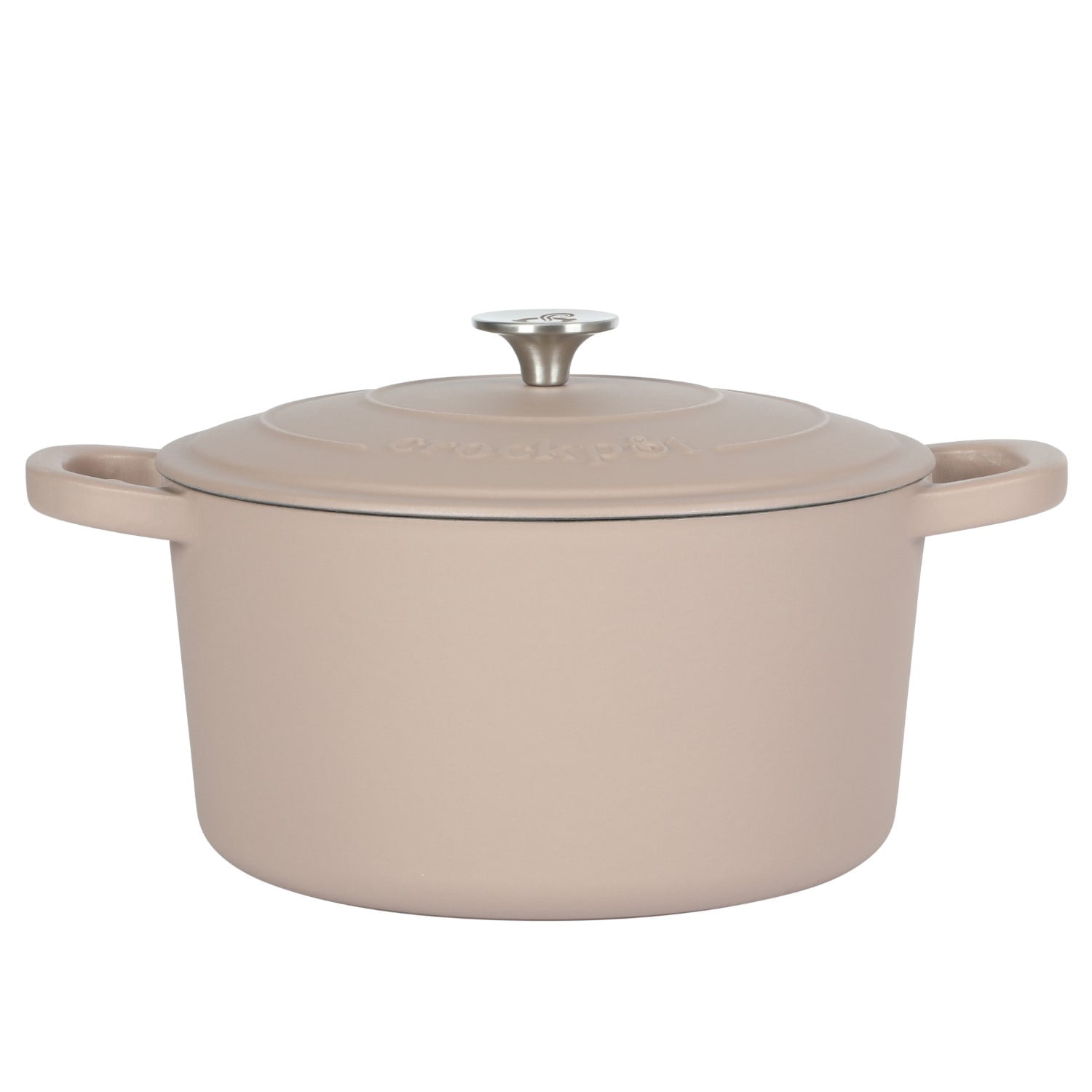 Crock Pot Artisan 7-Quart Round Dutch Oven - Matte Dusty Pink - Walmart.com