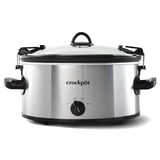 Crock Pot 6 Quart Cook and Carry Slow Cooker, Silver Stainless Steel ...