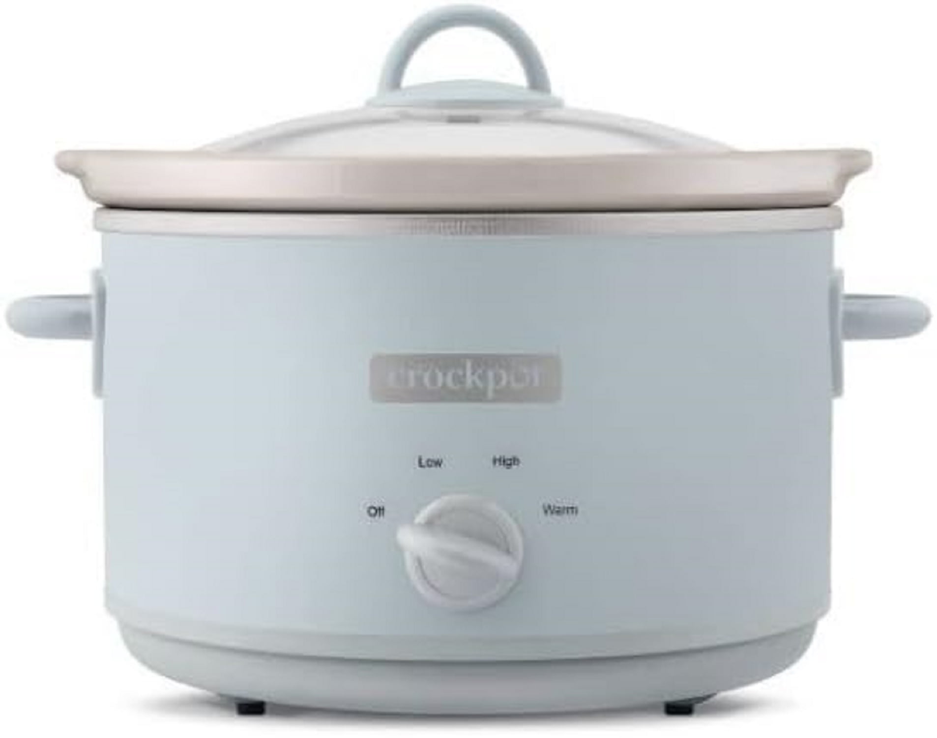 CrockPot Large 4.5qt Manual Slow Cooker, Light Blue - Material ...