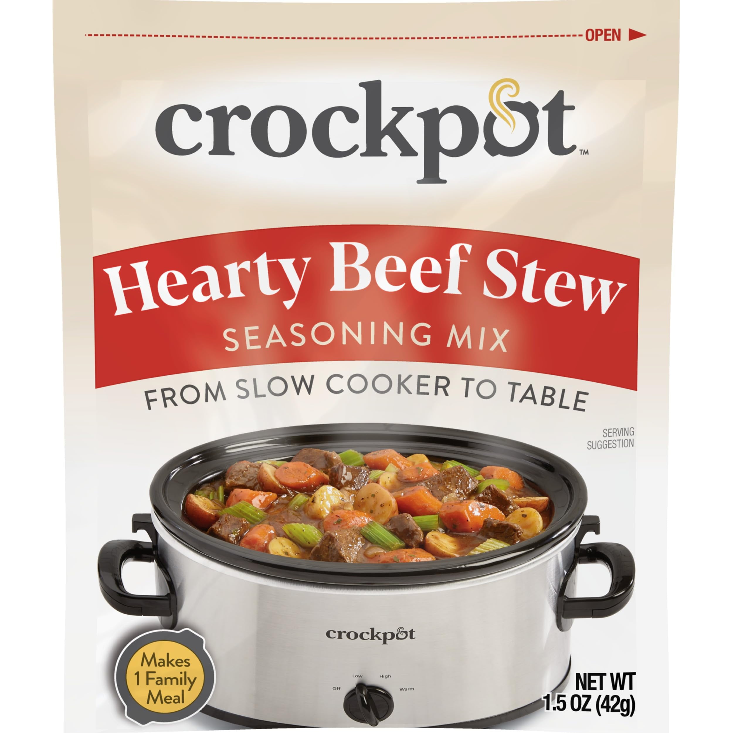 Crock-Pot Hearty Beef Stew Seasoning Mix, 1.5 Ounce (Pack of 12) E22 ...