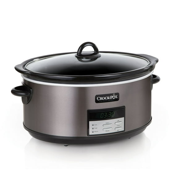 Crock-Pot Large 8-Quart Programmable Slow Cooker with Auto Warm Setting ...