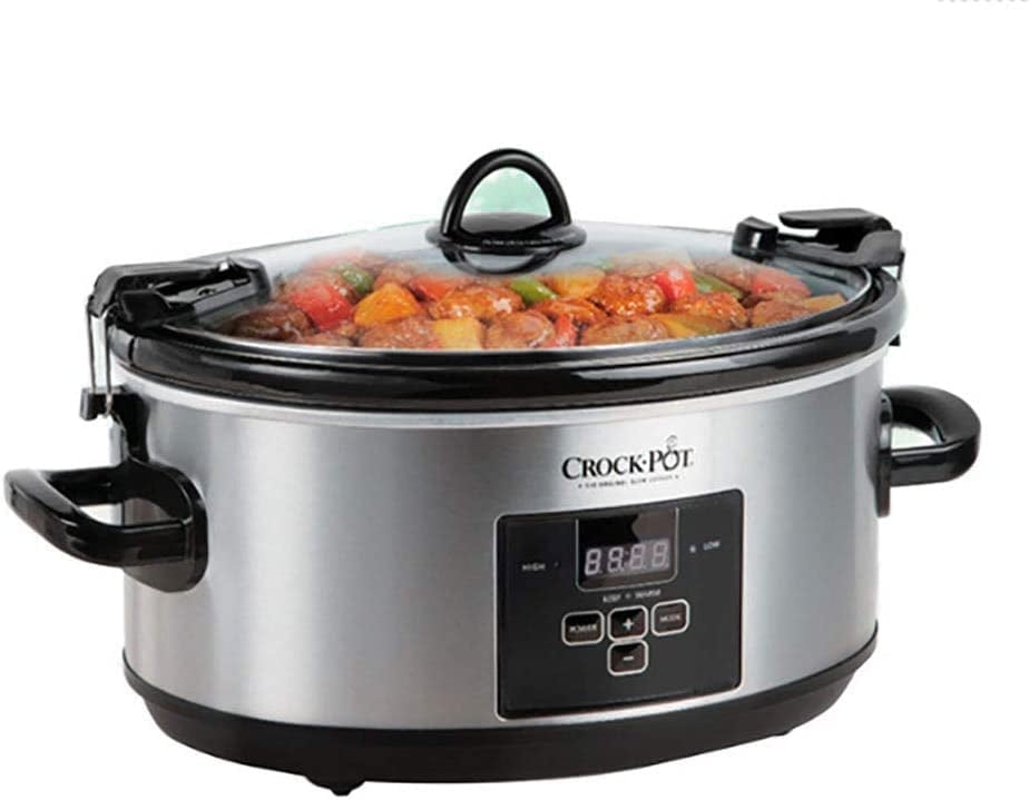 Crock-Pot Programmable Cook, Carry Slow Cooker, 7 Quart - Walmart.com
