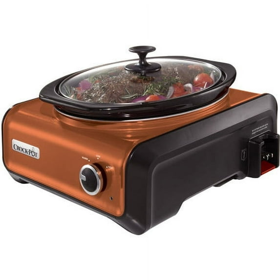 Crock-Pot SCCPMD3-CP Hook Up Connectable Entertaining System, 3.5-Quart ...