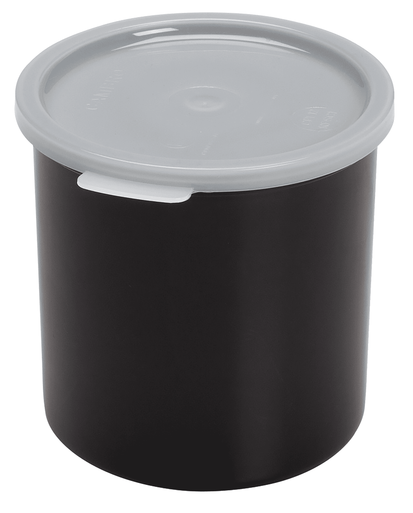 Cambro Crock Solid Plastic Food Storage Container, 1.2 Quart with Lid, Black - Walmart.com