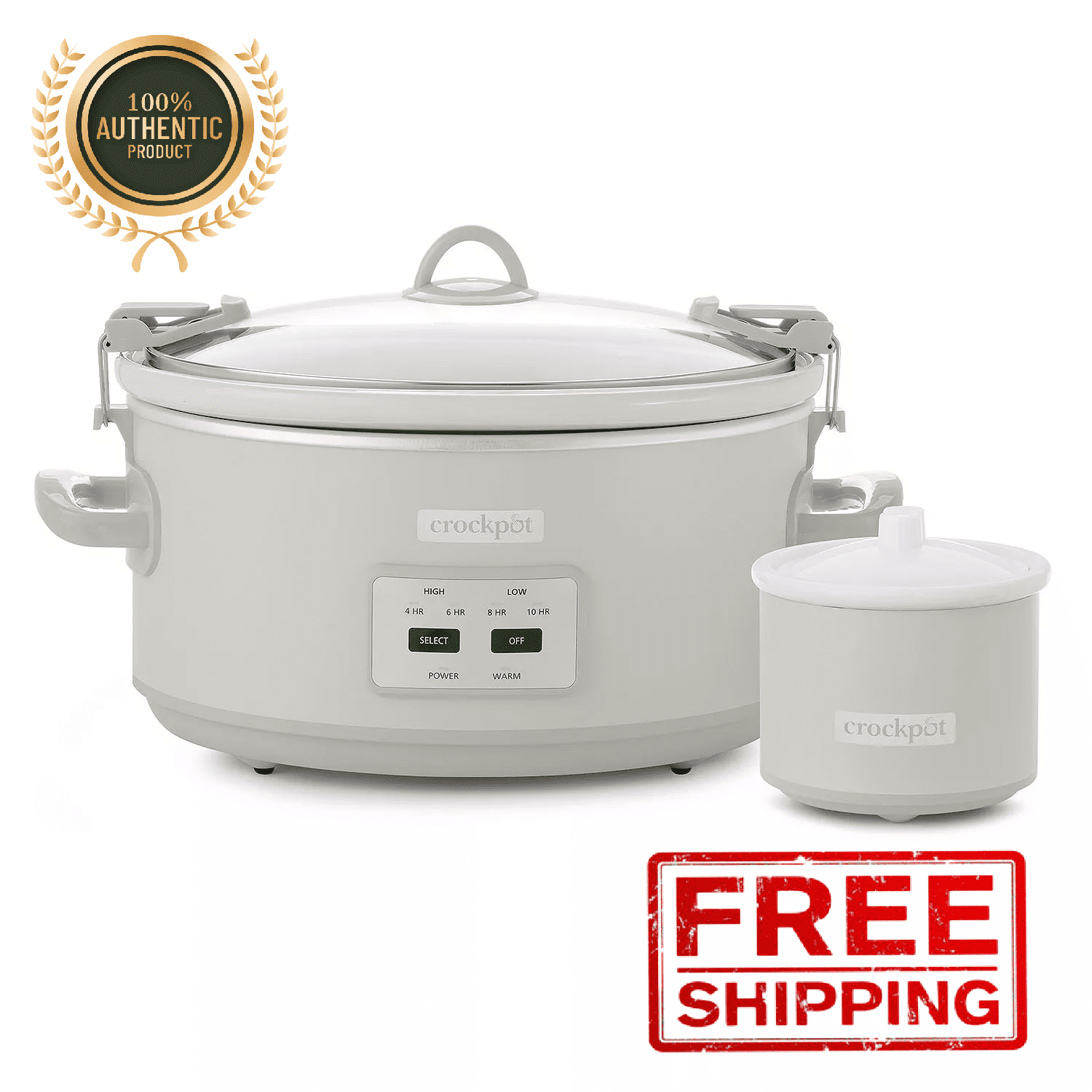 Crock-pot 7qt Slow Cooker Designer Series. Touch Control, 4 Setting ...