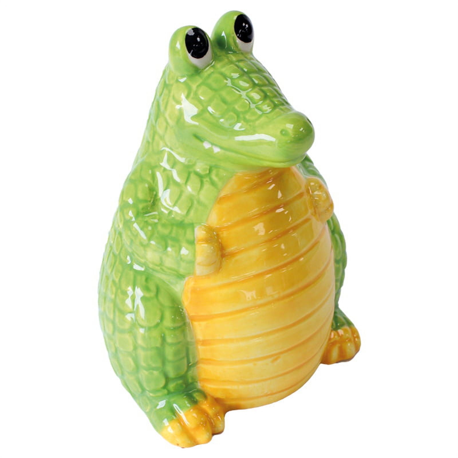 Crockery Critters Crocodile Money Bank by Deluxebase – Cute Ceramic ...