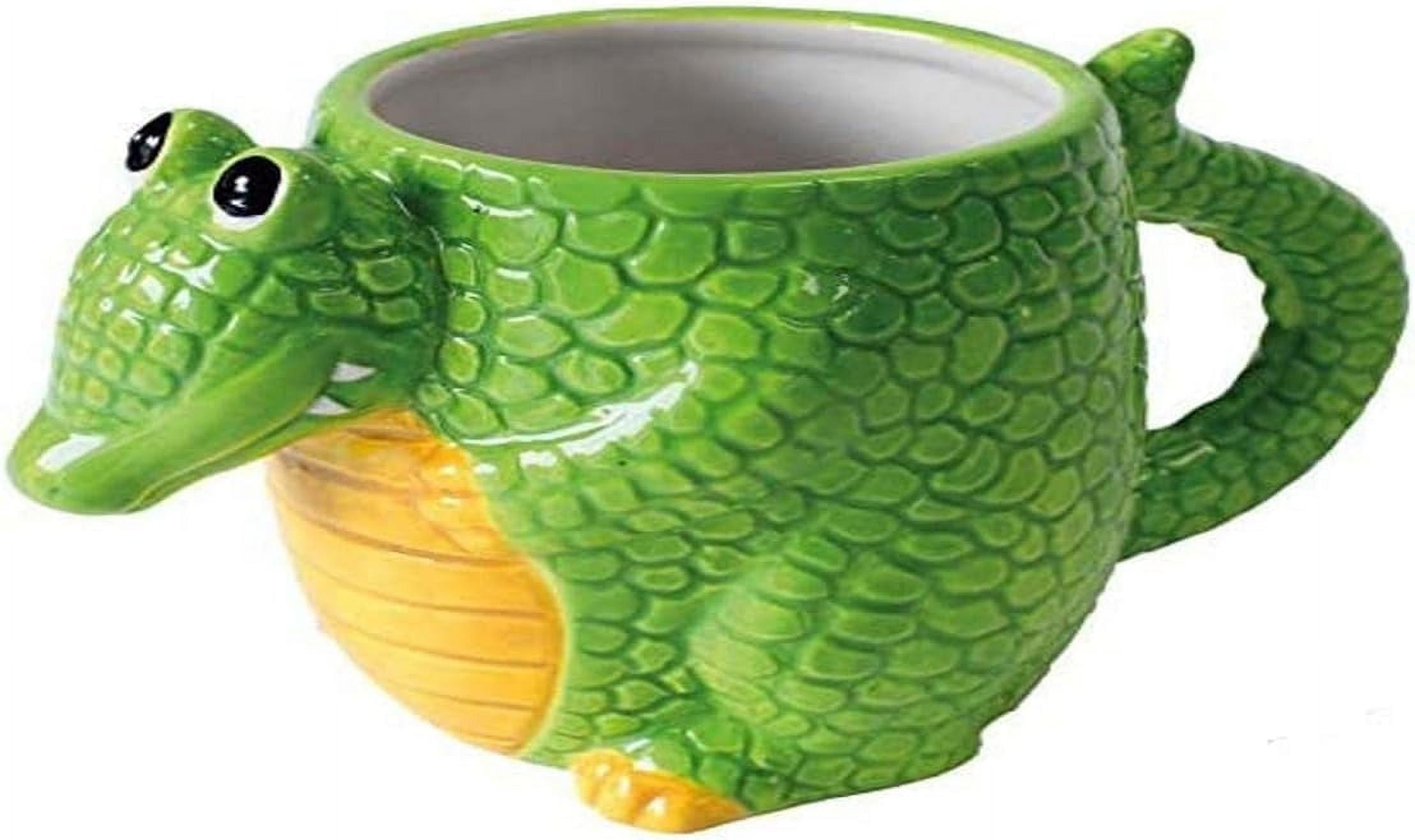 Crockery Critters - Crocodile Mug From Deluxebase. Hand-Painted Animal ...