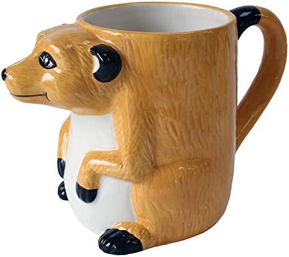 Crockery Critters Meerkat Mug from Deluxebase. Animal Shaped Mug for ...