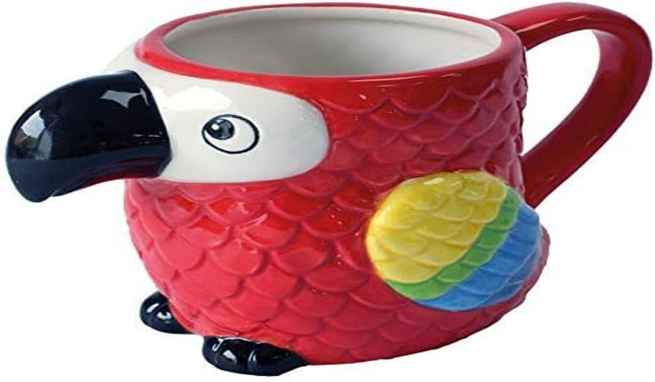 Crockery Critters Parrot Mug from Deluxebase. Animal Shaped Mug for ...
