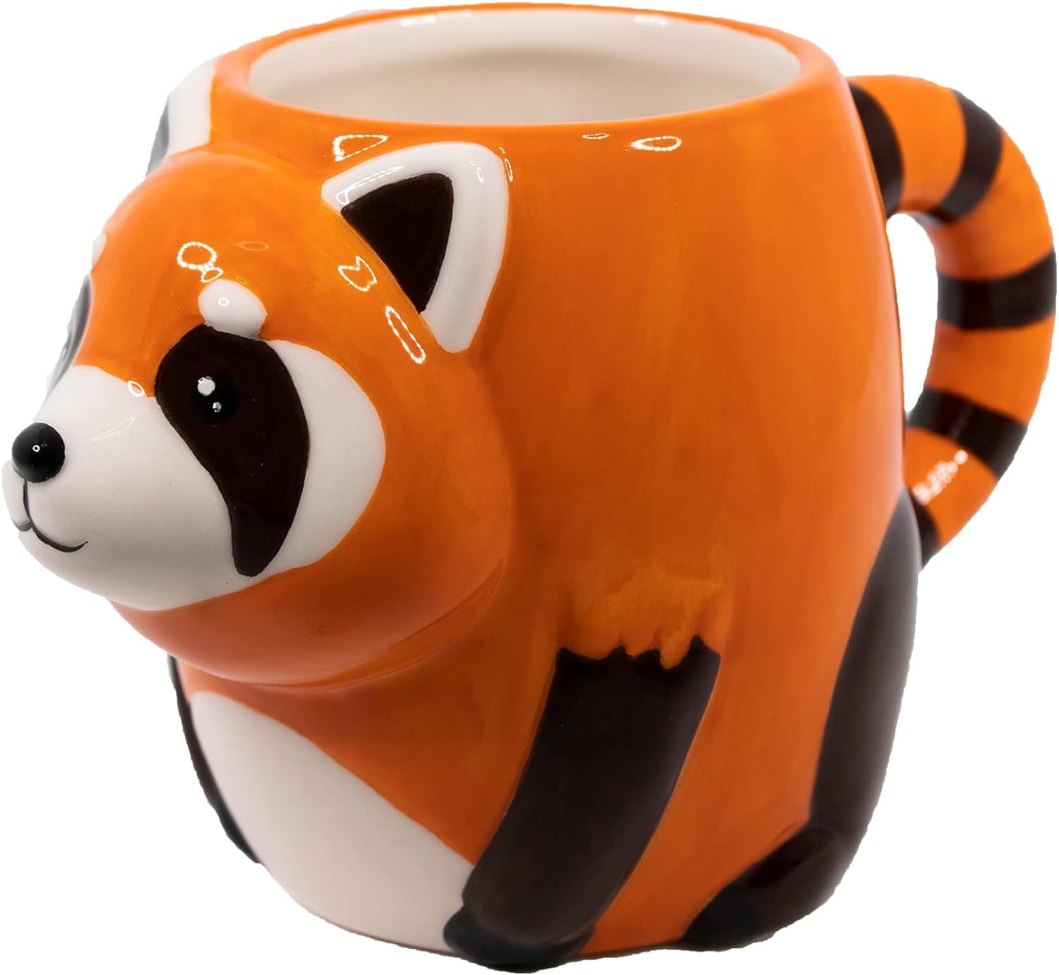 Crockery Critters Red Panda Mug from Deluxebase. Hand-Painted Animal ...