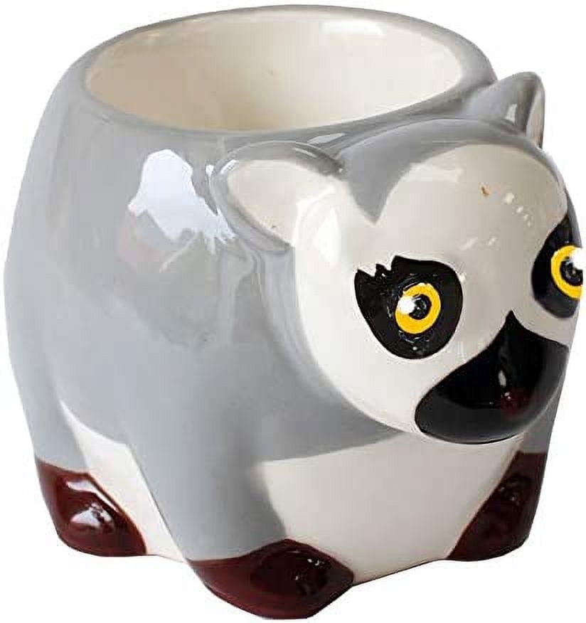 Crockery Critters Ring-Tailed Lemur Egg Cup from Deluxebase. Ceramic ...