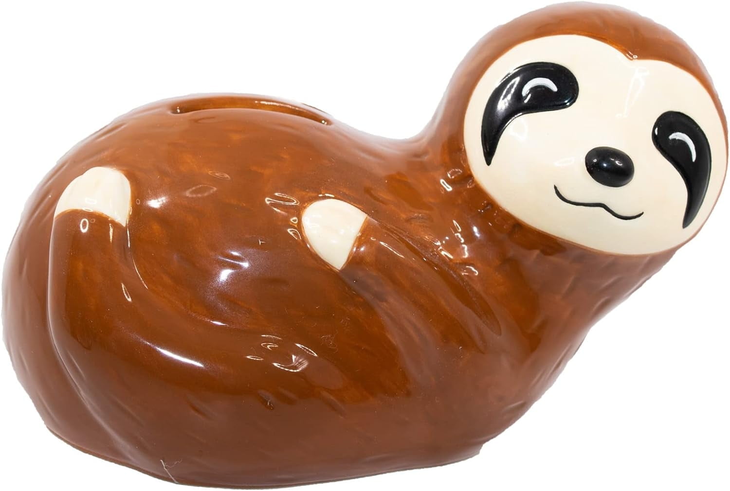Crockery Critters Sloth Money Bank by Deluxebase. Cute Ceramic Piggy ...