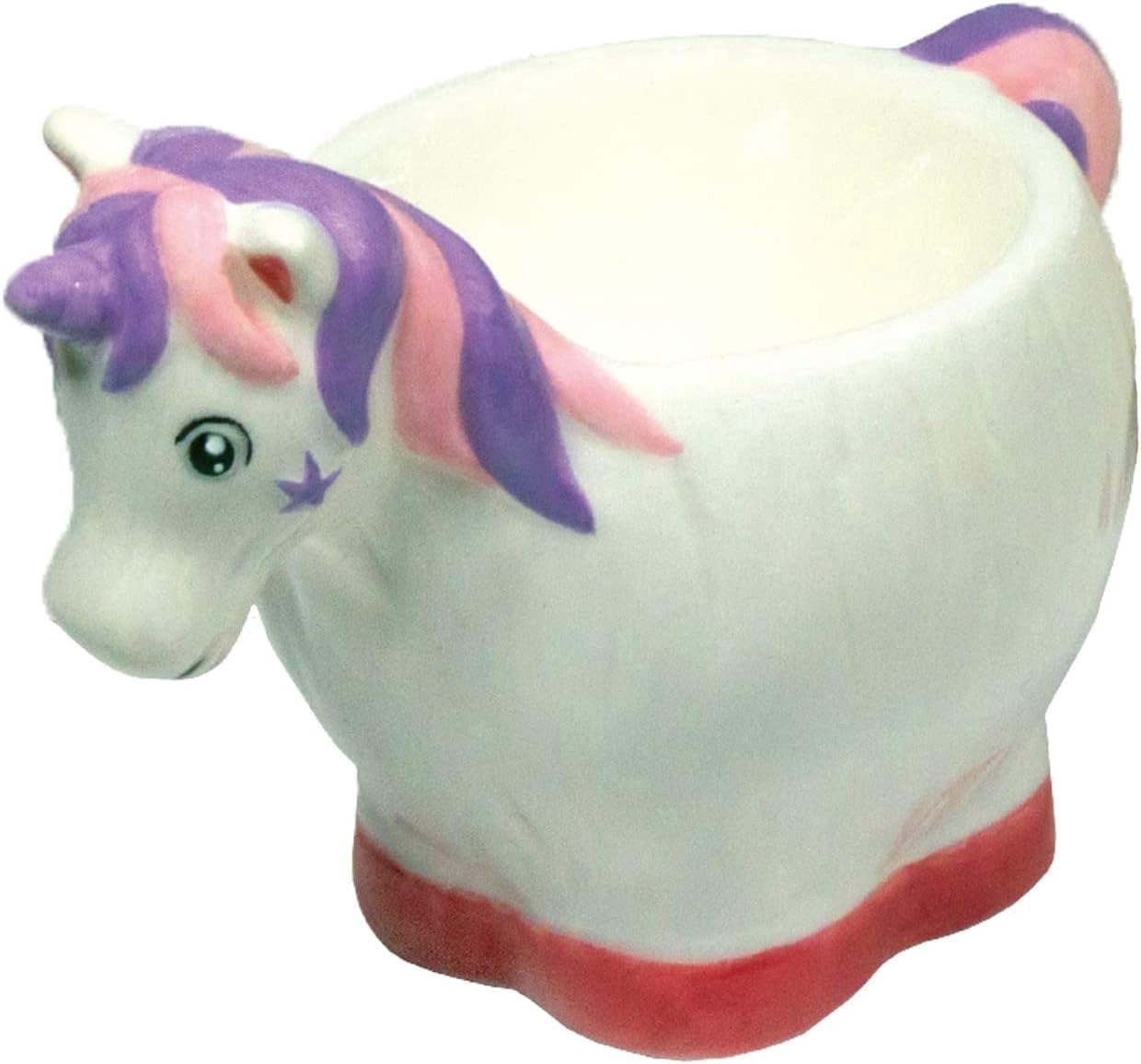Crockery Critters Unicorn Egg Cup from Deluxebase. Ceramic Egg Cup for ...