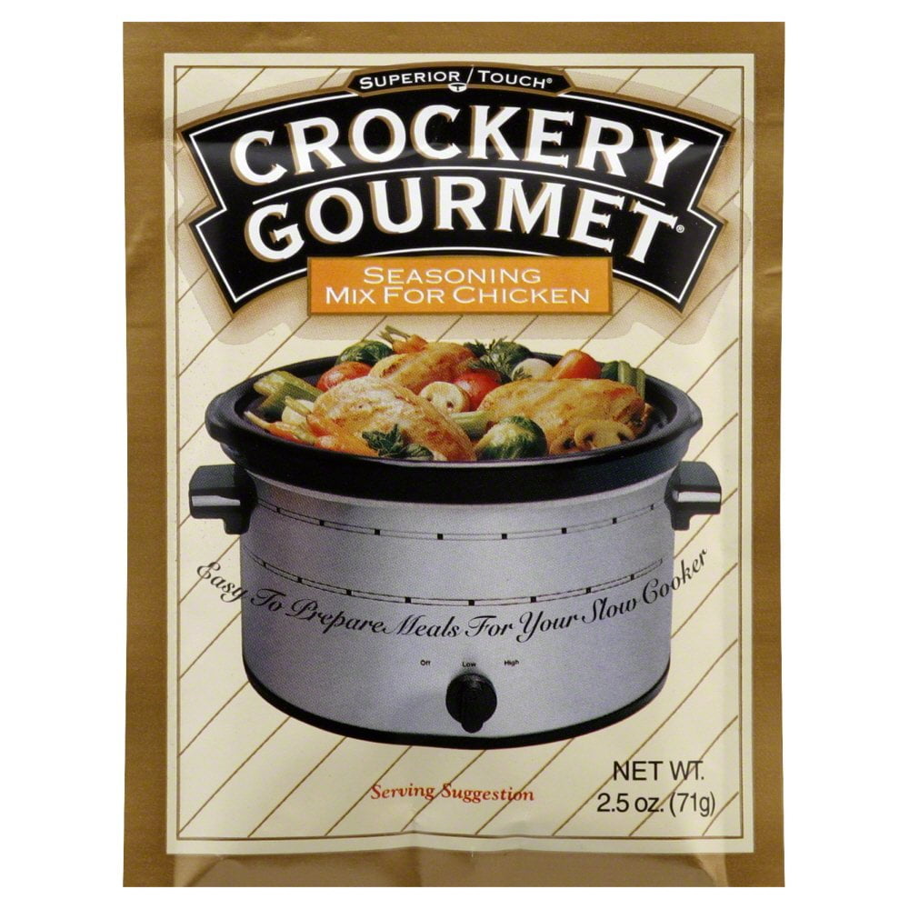 Crockery Gourmet Chicken Crockery CCF19 Cooking Seasoning Mix 2.5 OZ ...