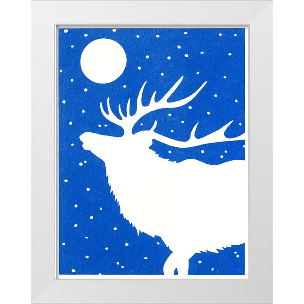 Crockett Collection 19x24 White Modern Wood Framed Museum Art Print ...