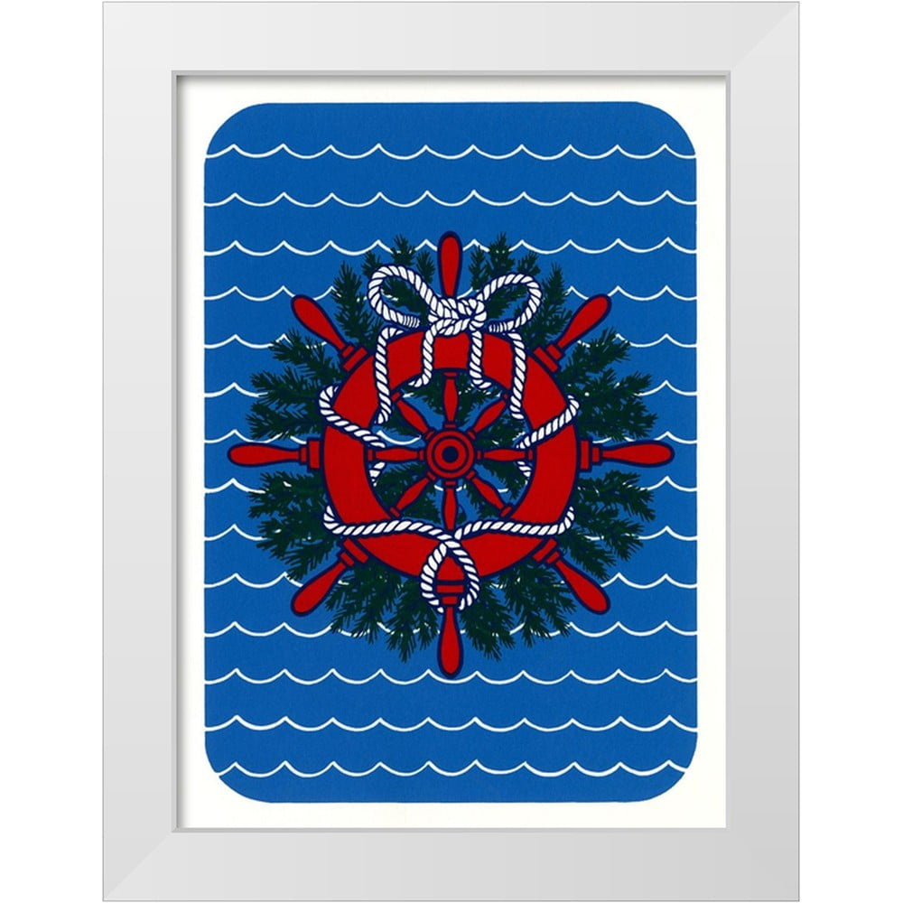 Crockett Collection 24x32 White Modern Wood Framed Museum Art Print ...