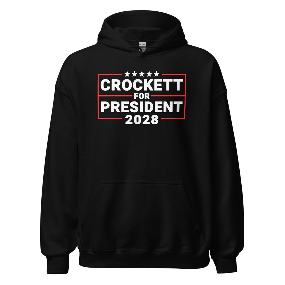 Crockett Support for 2028 Election Unisex Hoodie, Jasmine Crockett For ...