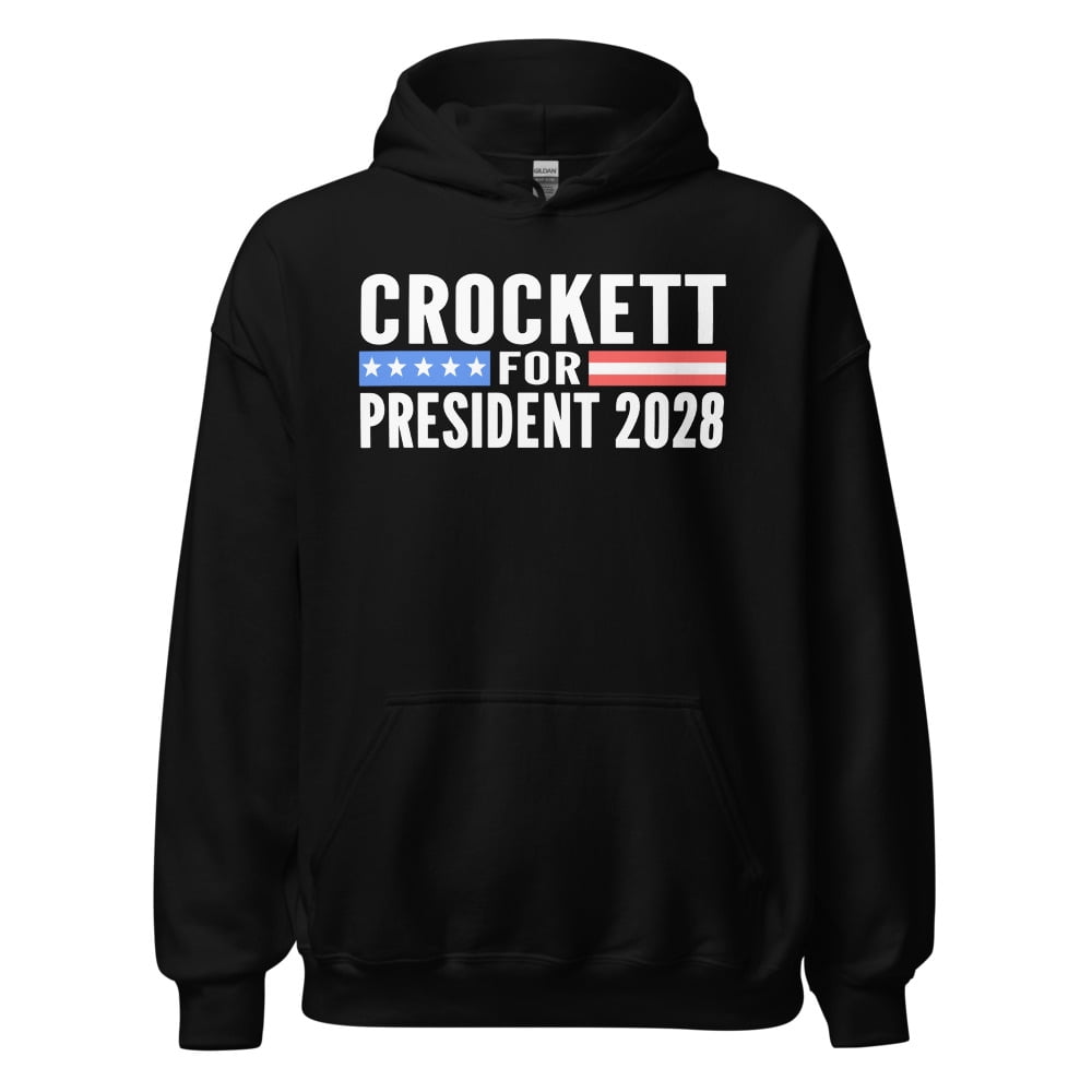 Crockett Support for Presidential Election 2028 Unisex Hoodie, Jasmine ...