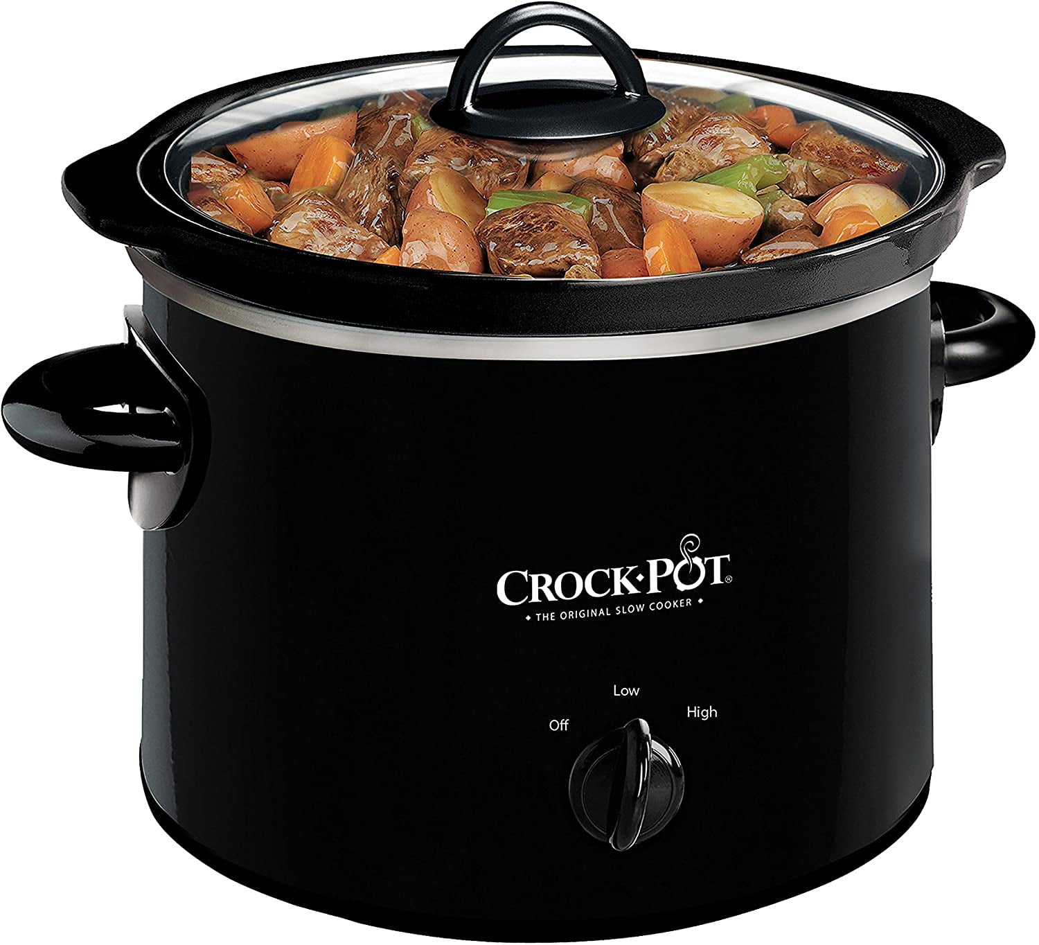 Crockpot 2-Quart Classic Slow Cooker, Compact and Portable, Black ...