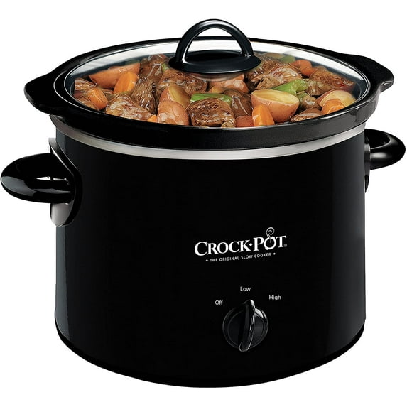 Crockpot 2-Quart Classic Slow Cooker, Compact and Portable, Black ...