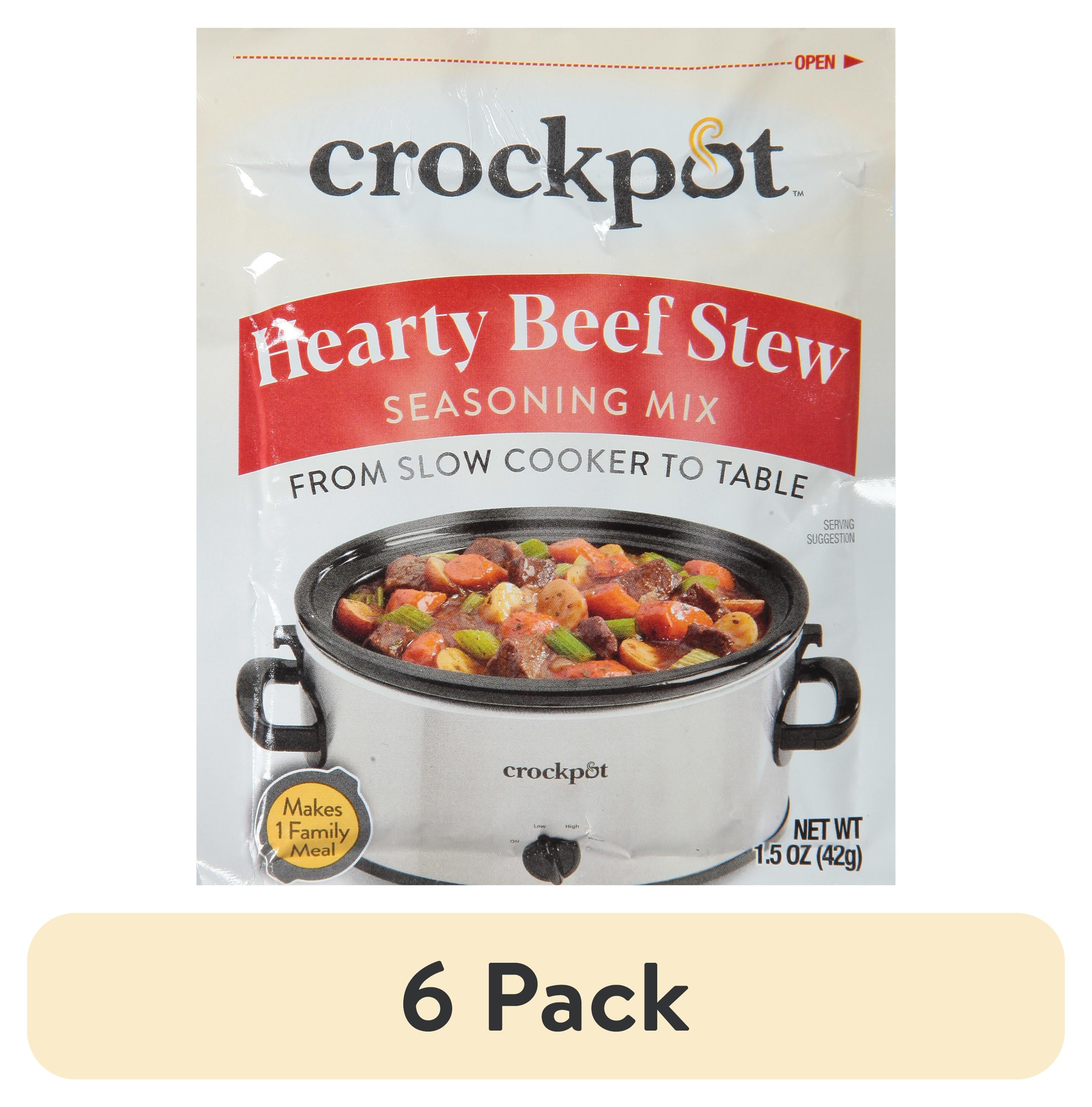 (6 pack) Crockpot Hearty Beef Stew Slow Cooker Spices and Seasoning Mix ...