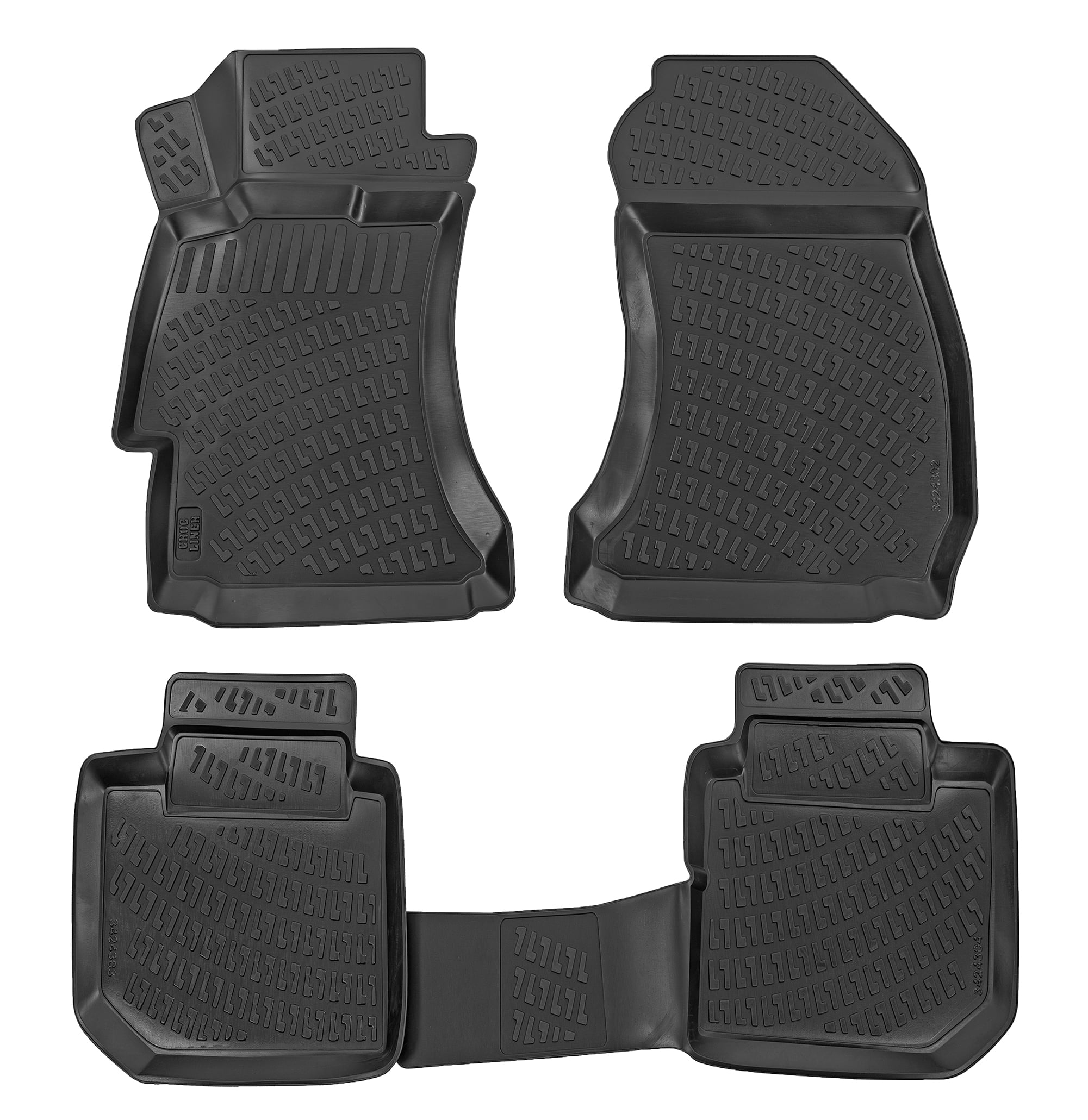 Croc Liner All Weather Custom Fit Floor Mats Compatible with Subaru ...
