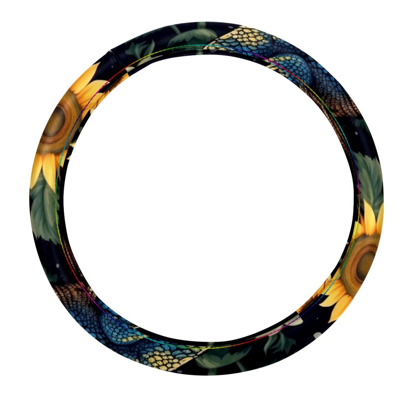 Crocodile 14.5 Inch Printing PVC Leather Car Wheel Covers Steering ...