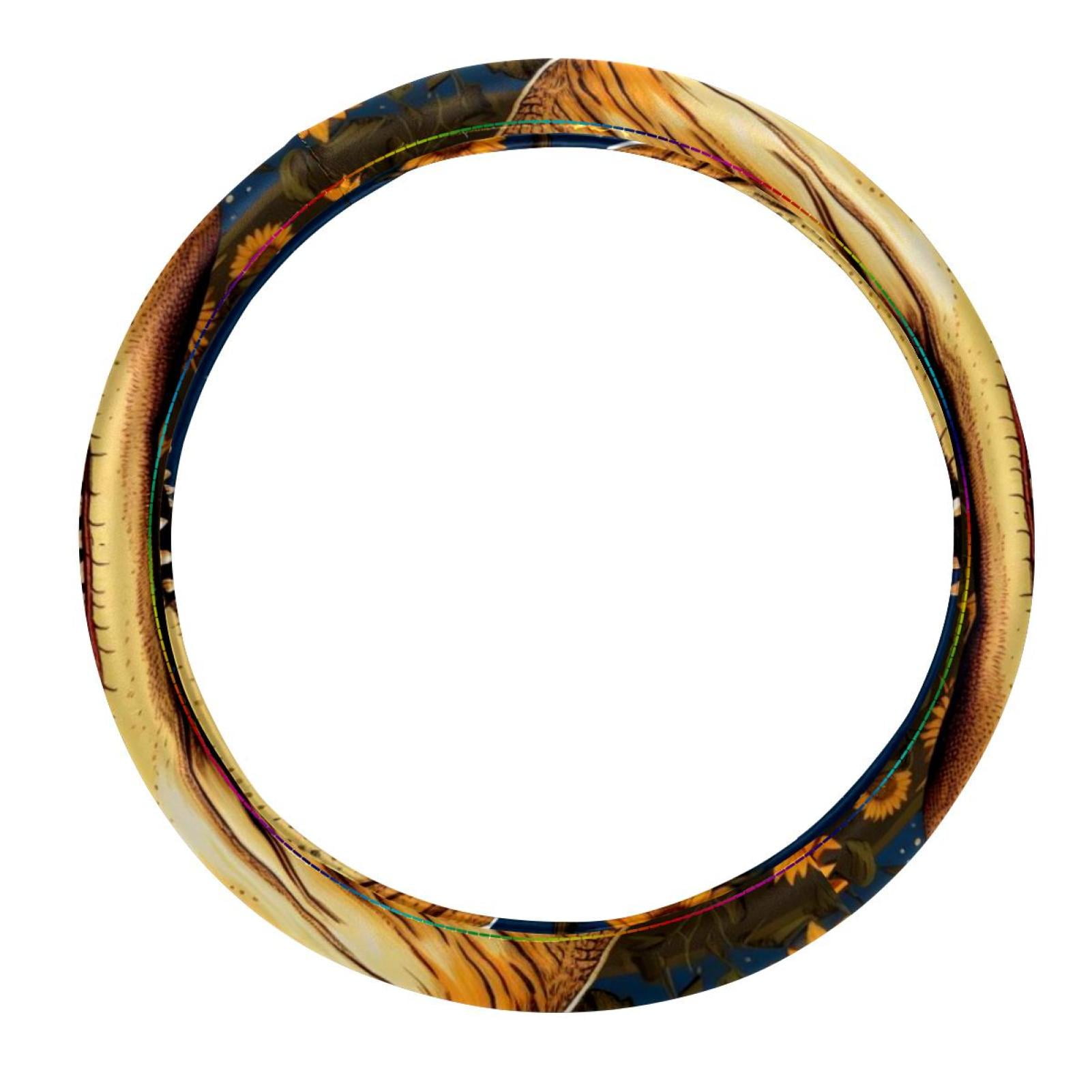 Crocodile 14.5 Inch Printing PVC Leather Car Wheel Covers Steering ...