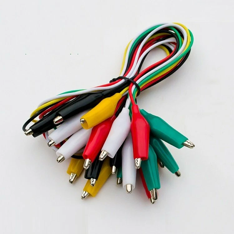 Crocodile Alligator Double-ended Clip Test Jumper Probe Lead Wire Cable ...