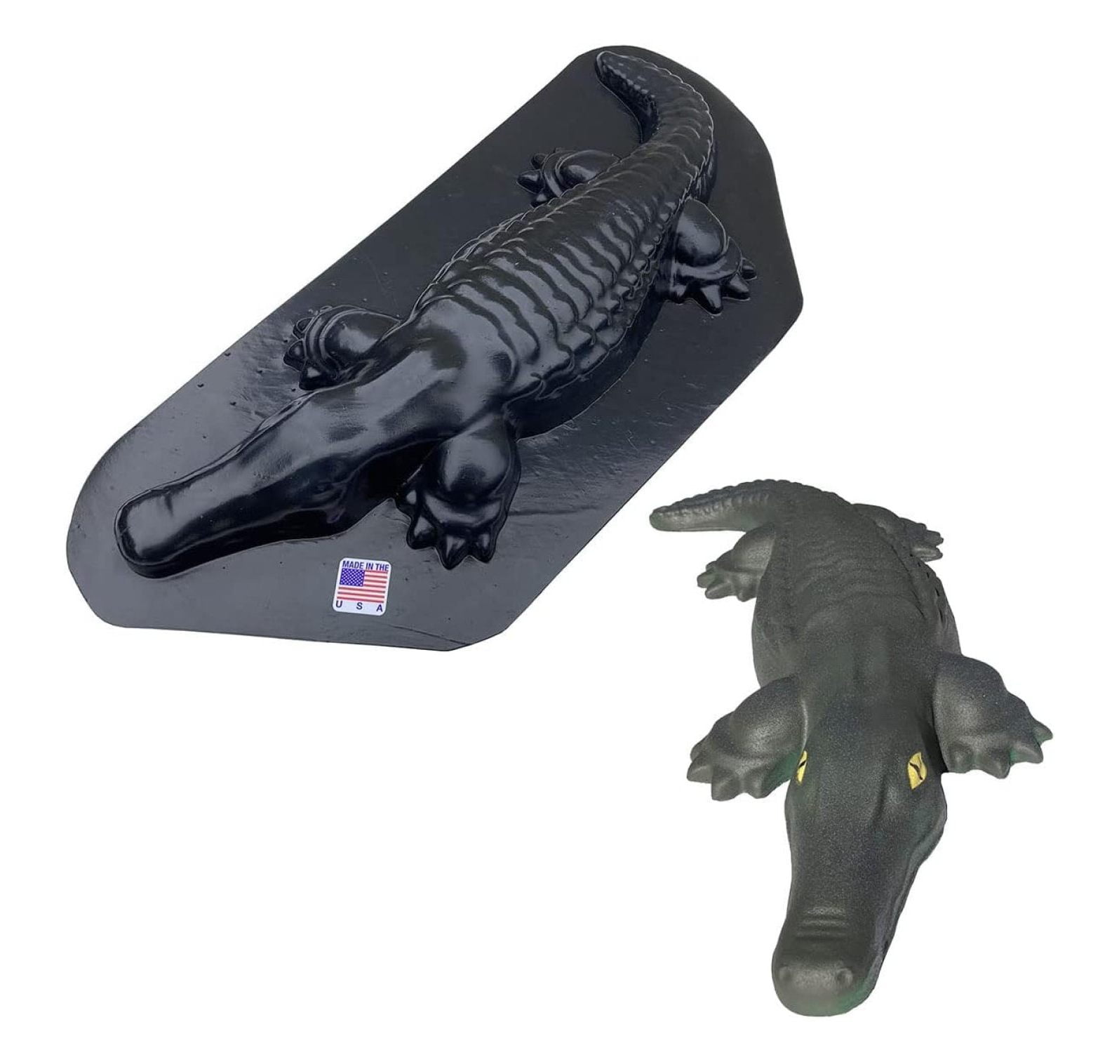 Crocodile Alligator Garden Decor Mold, Concrete Cement Mold, for Garden ...