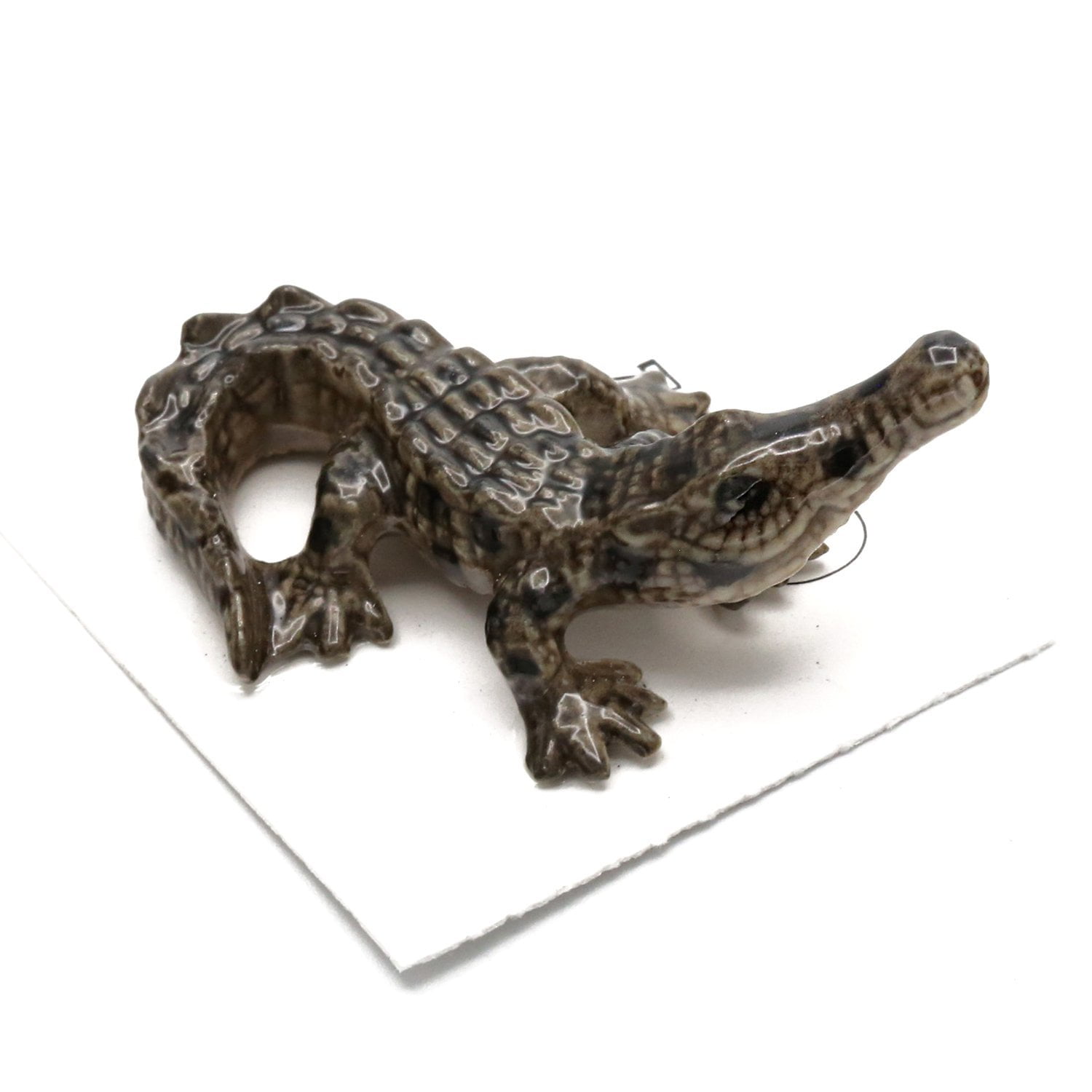 Crocodile - American Crocodile "Scales" - miniature porcelain figurine ...