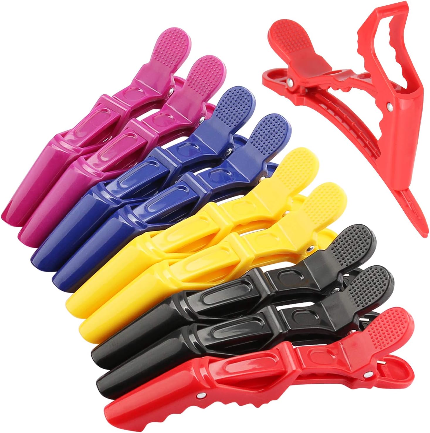 Crocodile Clips Hair Plastic Sectioning Clamp - Hair Styling Clip for ...
