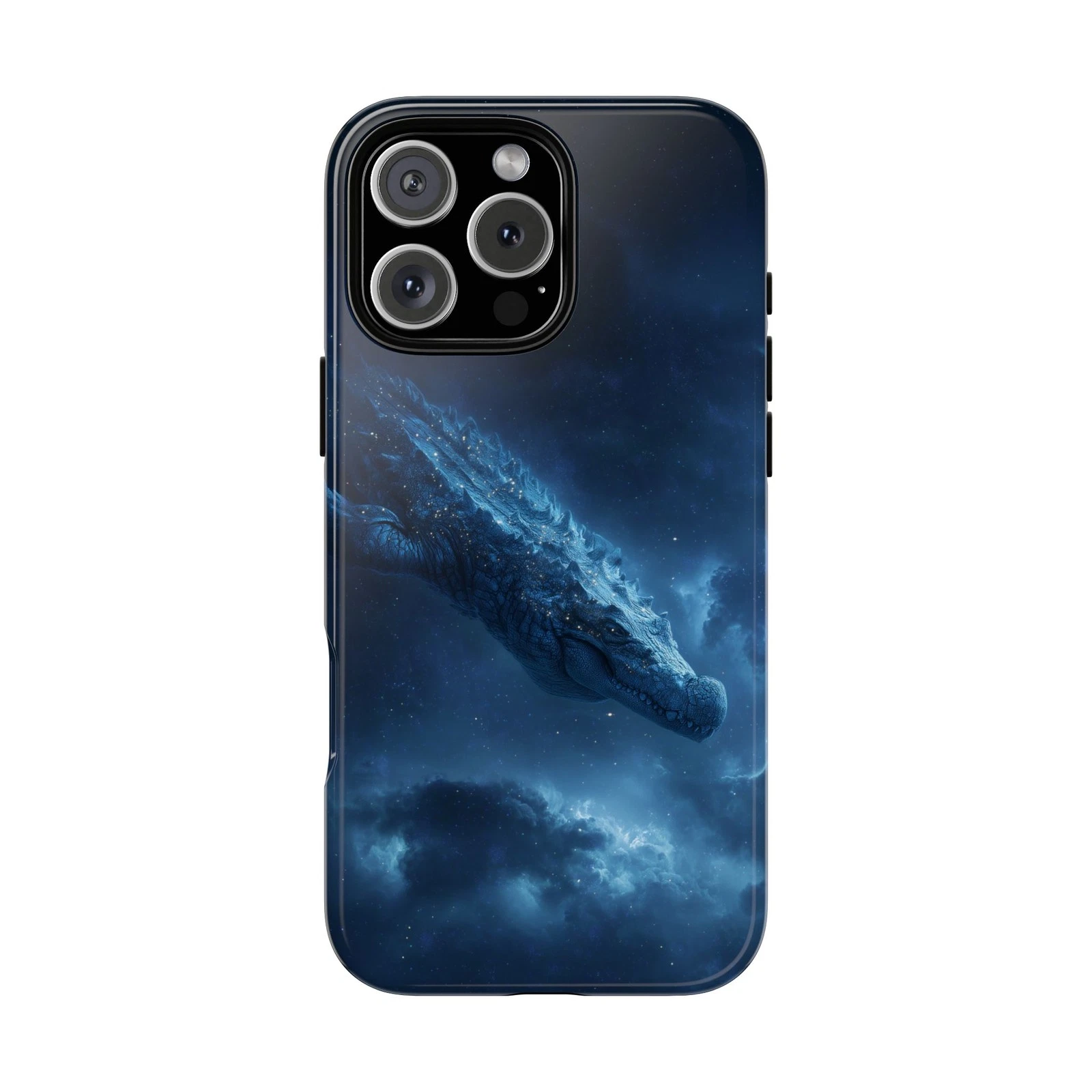 Crocodile Cosmic Leviathan Mythical Phone Case for iPhone 11 to 17 ...