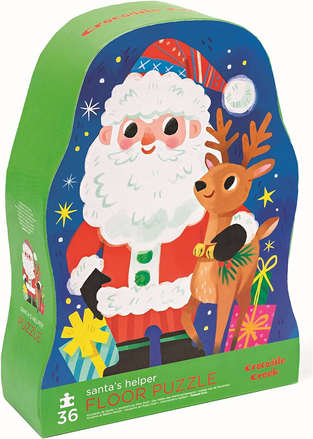 CROCODILE CREEK Santas Flying Reindeer Puzzle Box 36Pc, 1 EA - Walmart.com