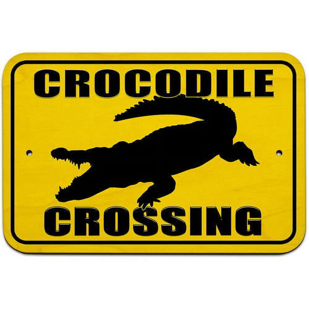 Crocodile Crossing Sign - Walmart.com
