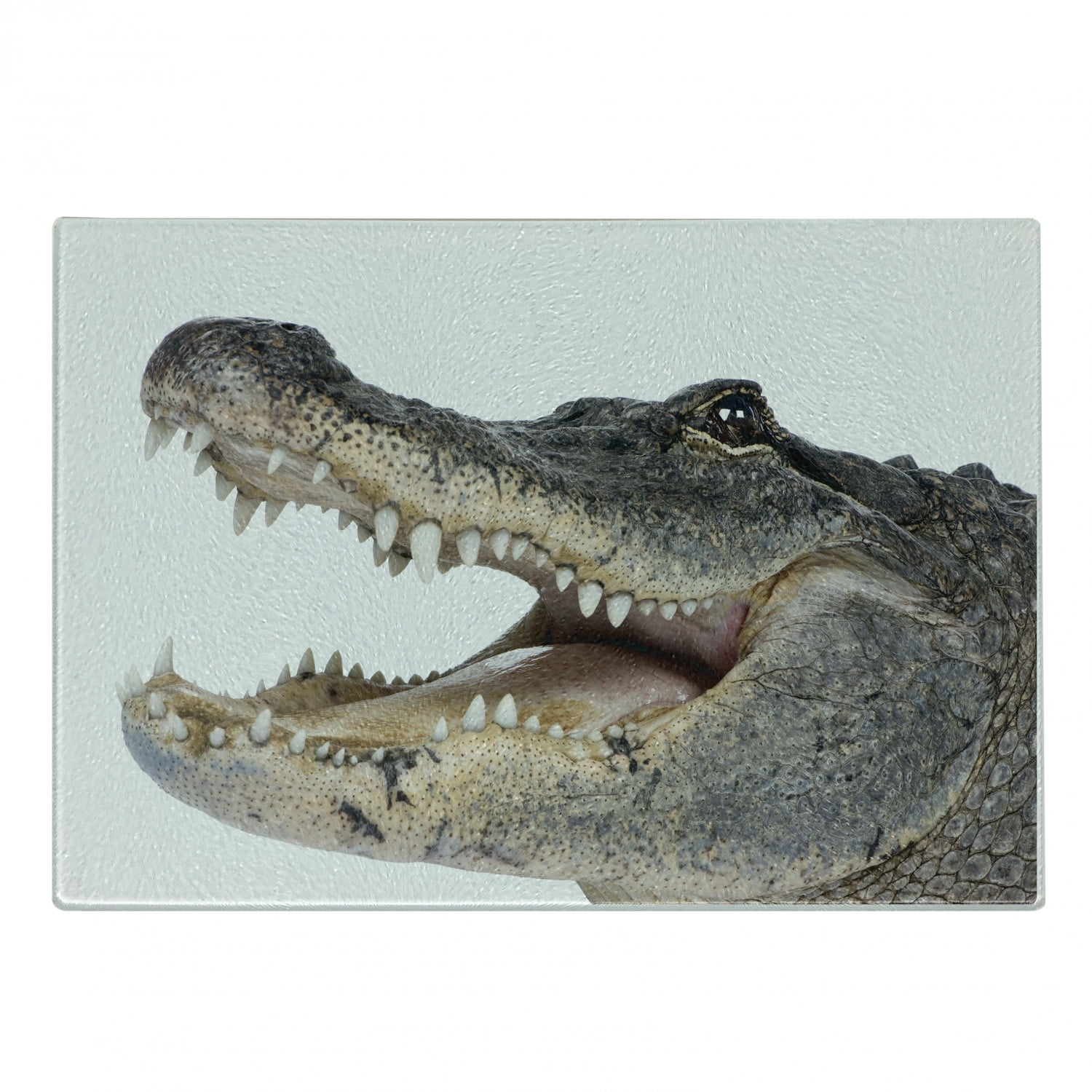 Crocodile Cutting Board, Picturesque of an American Alligator with ...