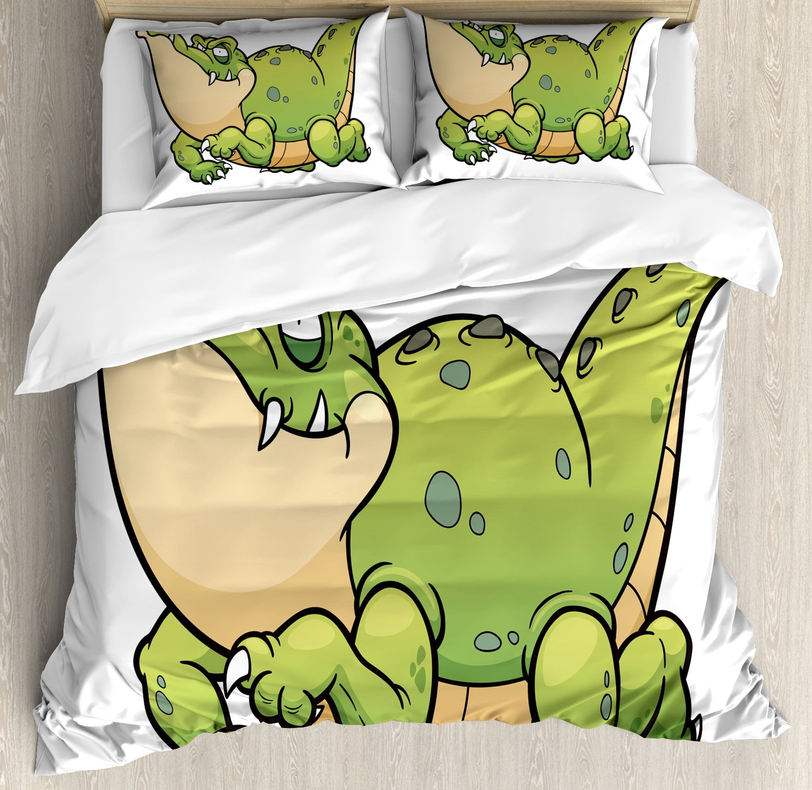 Crocodile Duvet Cover Set, Digitally Generated Beefy Alligator ...
