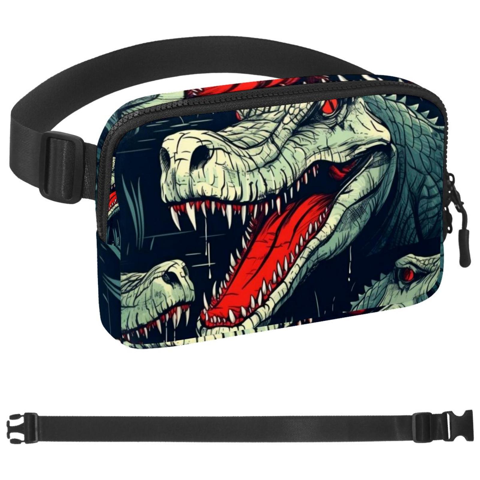 Crocodile Fanny Pack, Gifts for Enjoy Sports Festival Workout Traveling ...
