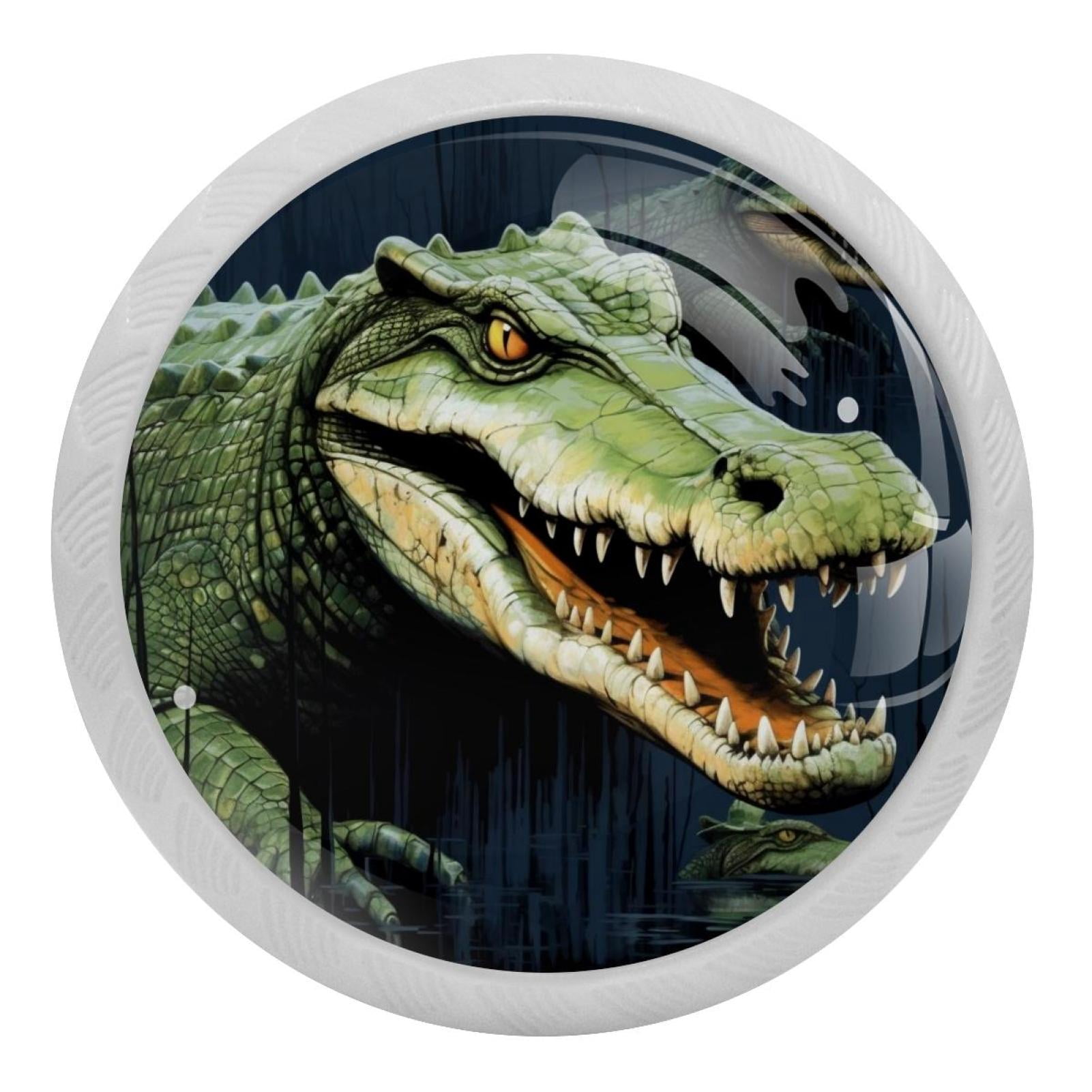 Crocodile Fluorescent Drawer Pulls: Round 4-Pack, Glow-in-the-Dark ...