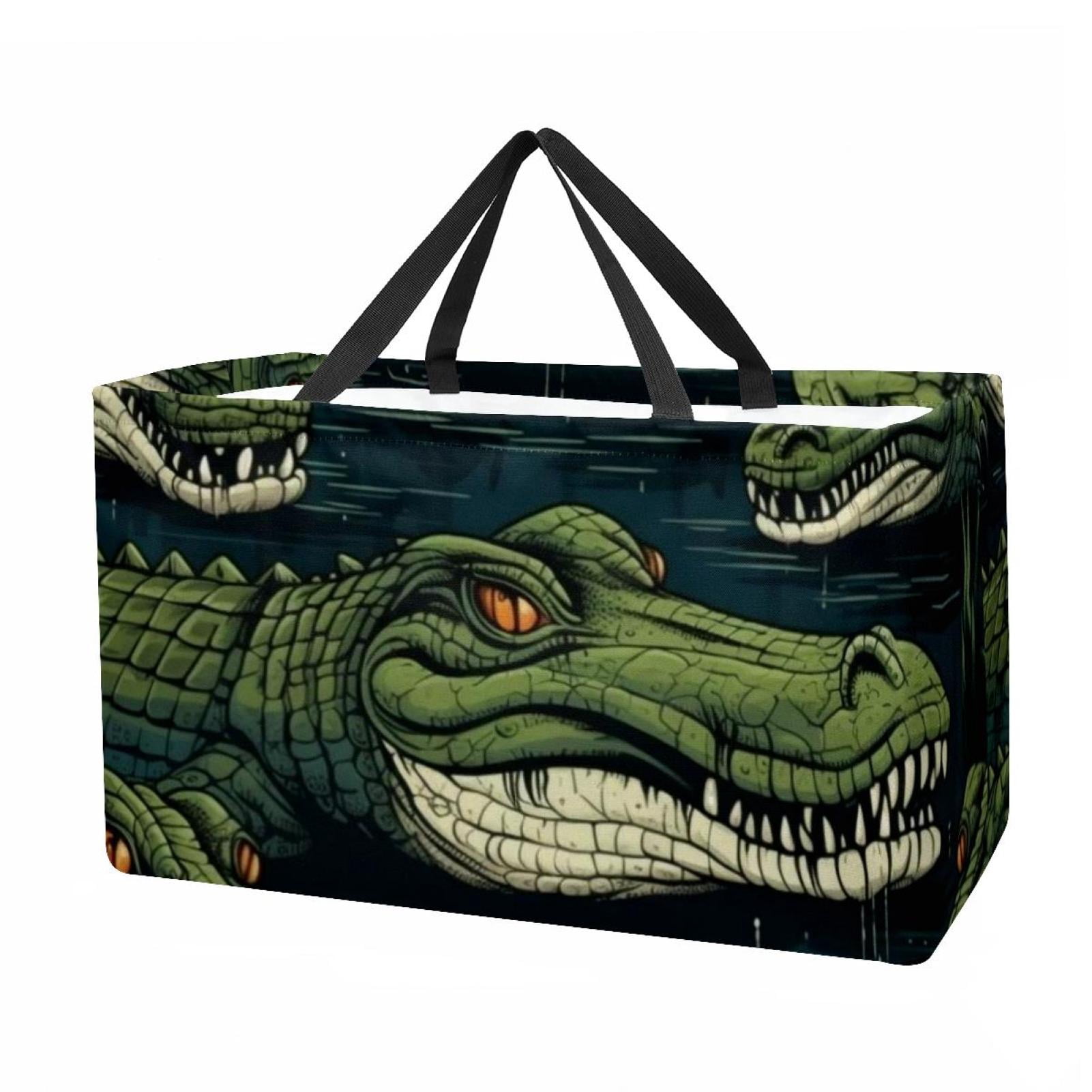 Crocodile Foldable Reusable Large Capacity Oxford Cloth Cube Organizer ...