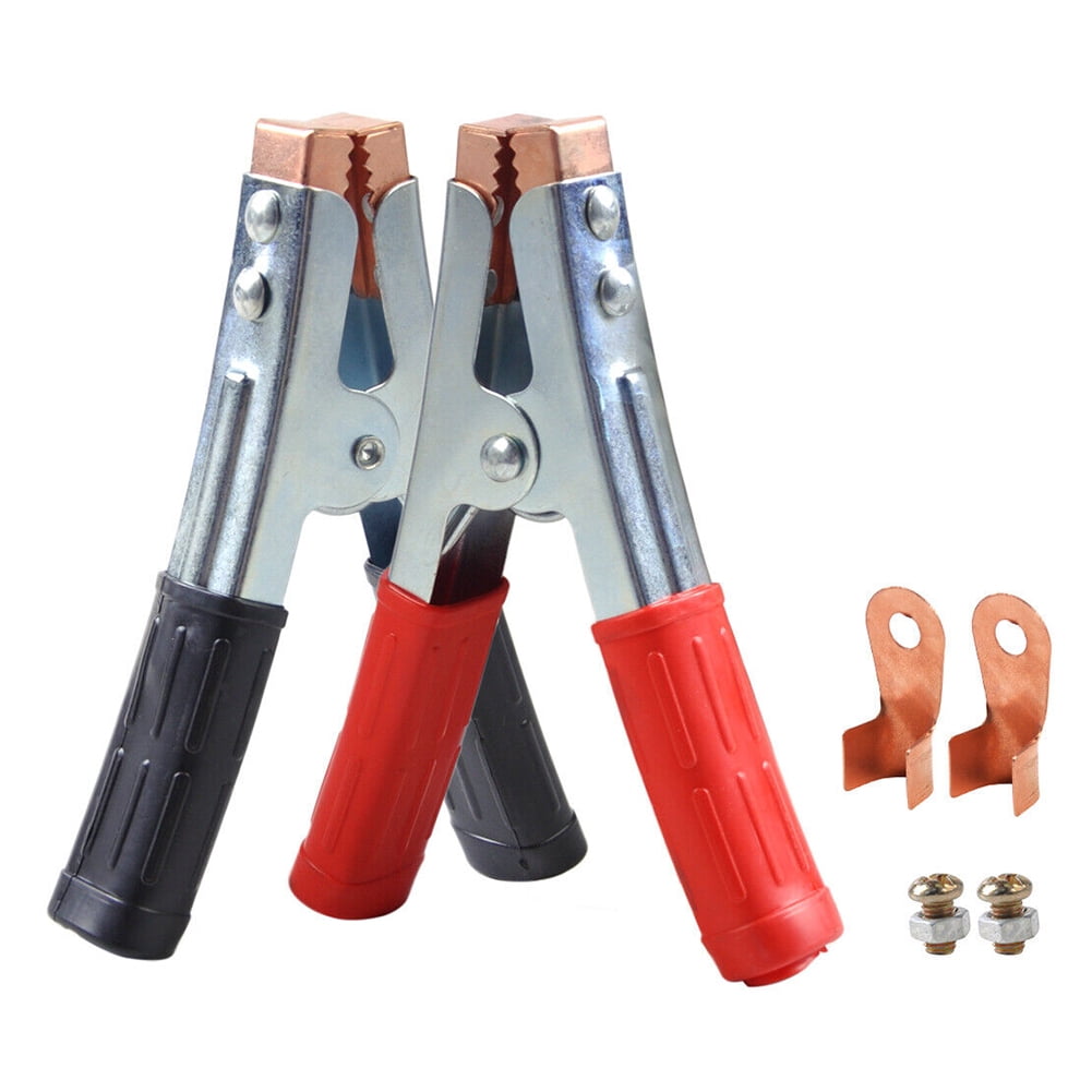 Crocodile Heavy Duty Jump Lead Clamp Clip Fit for Jumper Cable Red 100 ...