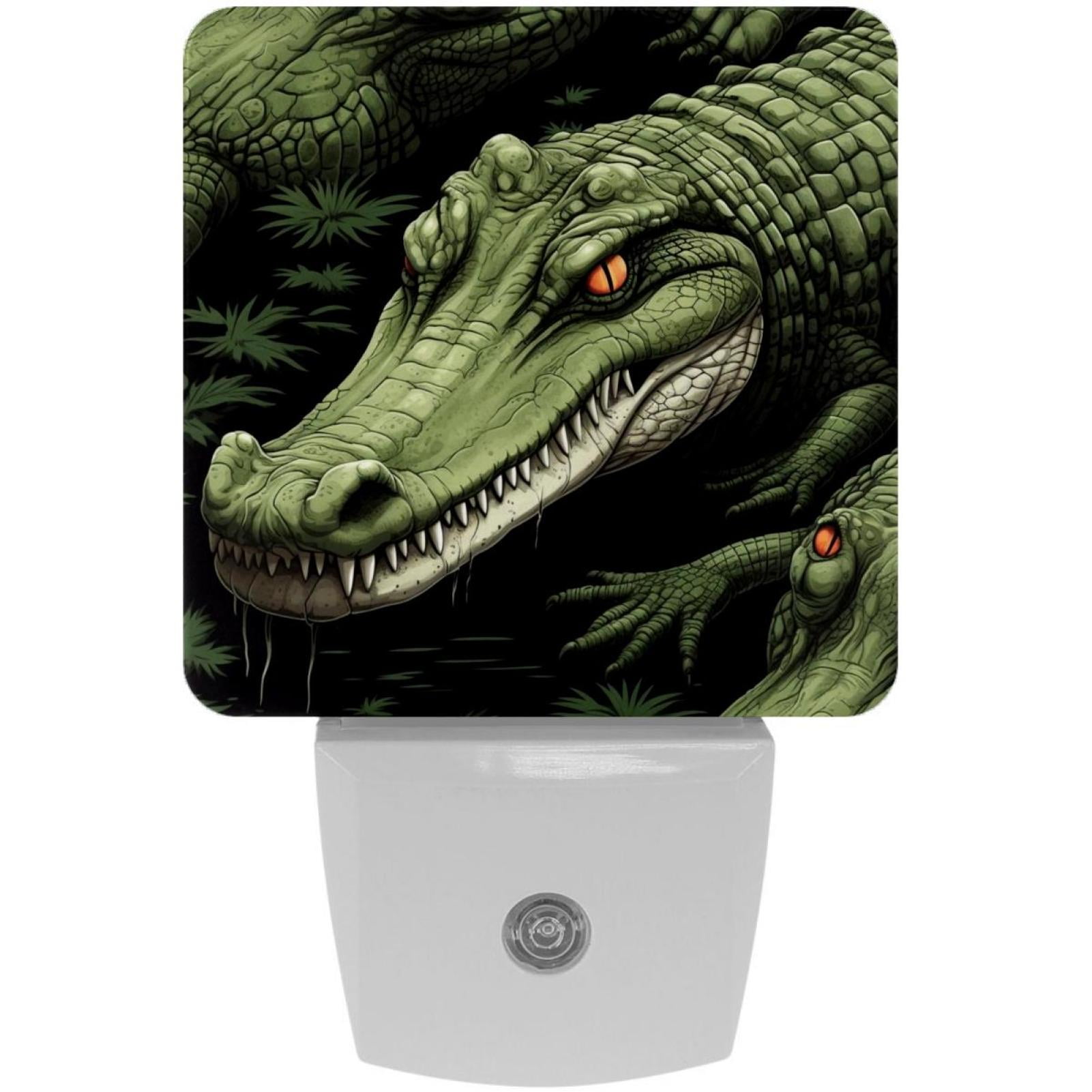 Crocodile LED Square Night Lights - Bedside Lighting Solution for a ...